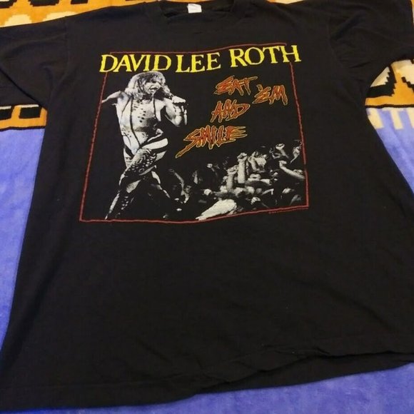Screen Stars | Shirts | Vintage Rare 986 David Lee Roth Eat Em And ...